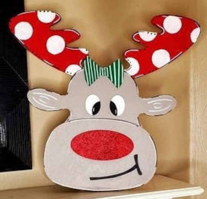 Rudolph SVG Laser Cut File - Etsy Hong Kong