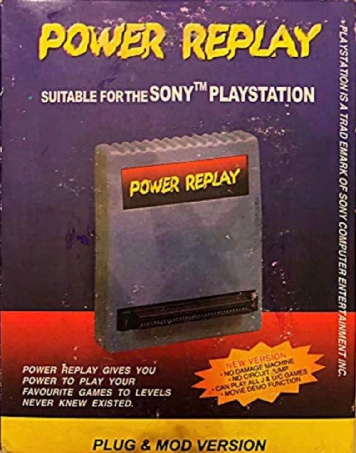 Sony PS1 Cheat Codes POWER REPLAY Plug & Mod Game Cheat | Etsy