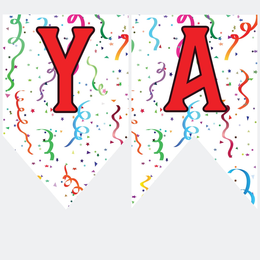 Embossi Printed Wood Bunting Sign Letter Confetti 0113 With - Etsy