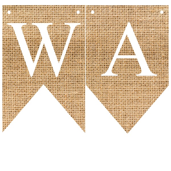 Wood and Burlap Sign - Etsy