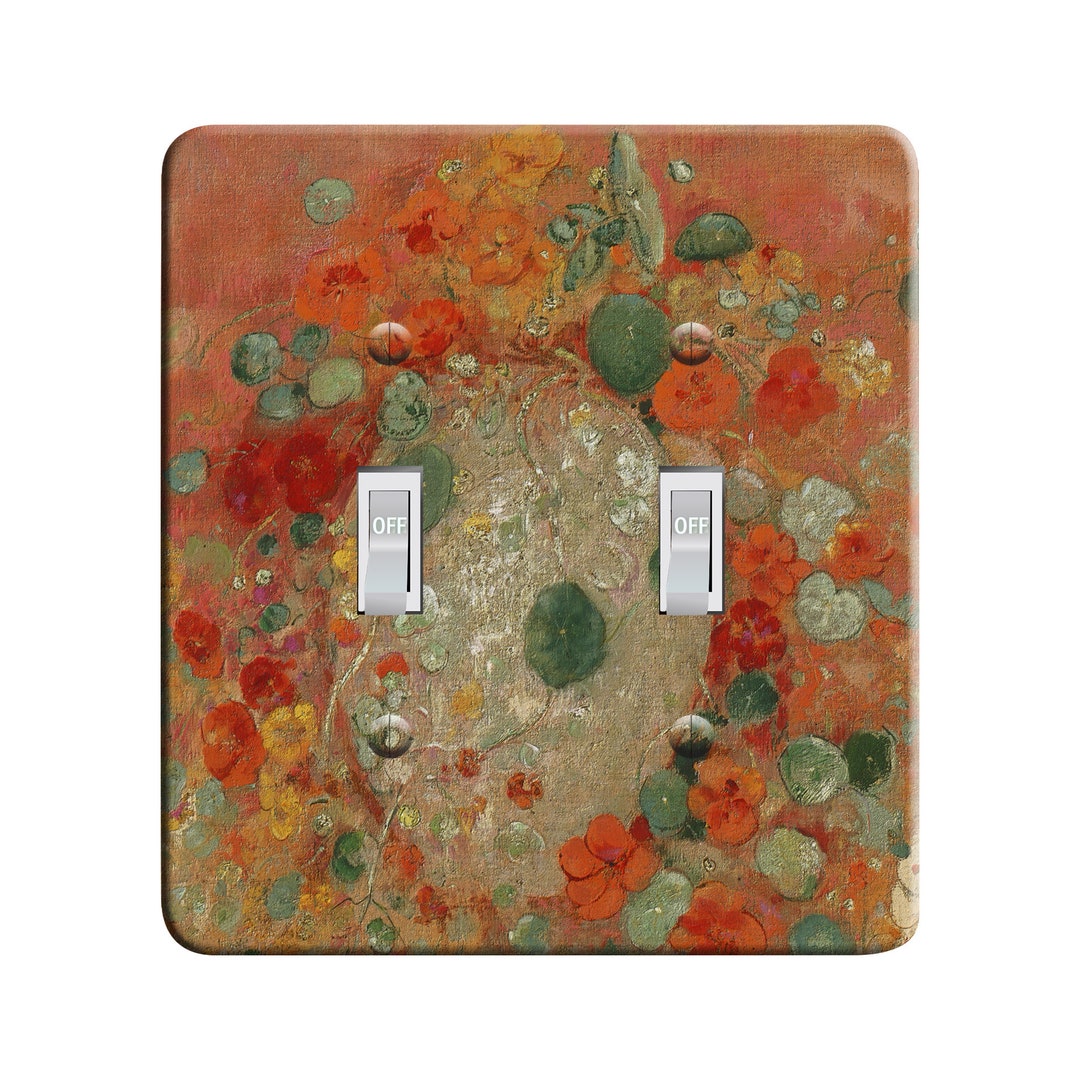 Embossi Printed Maxi Metal Odilon Redon Nasturtiums Switch Plate Light ...