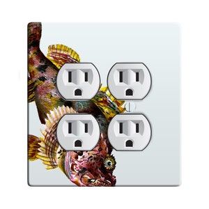 Embossi Printed Maxi Hawaiian Nohu Fish Switch Plate Light Switch ...