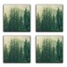 Pine Trees Coasters, Set of 4 - Etsy