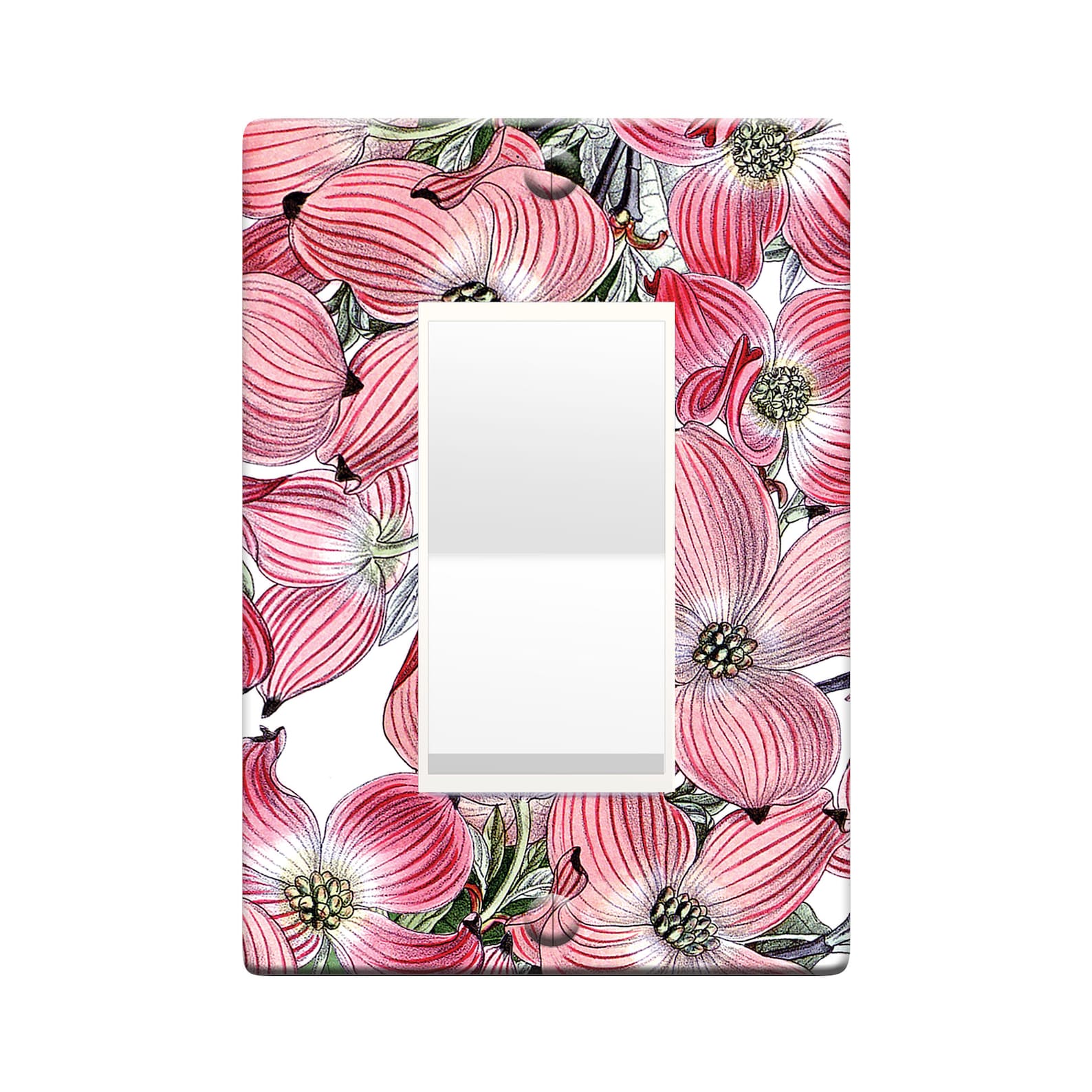 Embossi Printed Maxi Metal Dogwood Botanical Switch Plate - Etsy