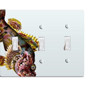 Embossi Printed Maxi Hawaiian Nohu Fish Switch Plate Light Switch ...