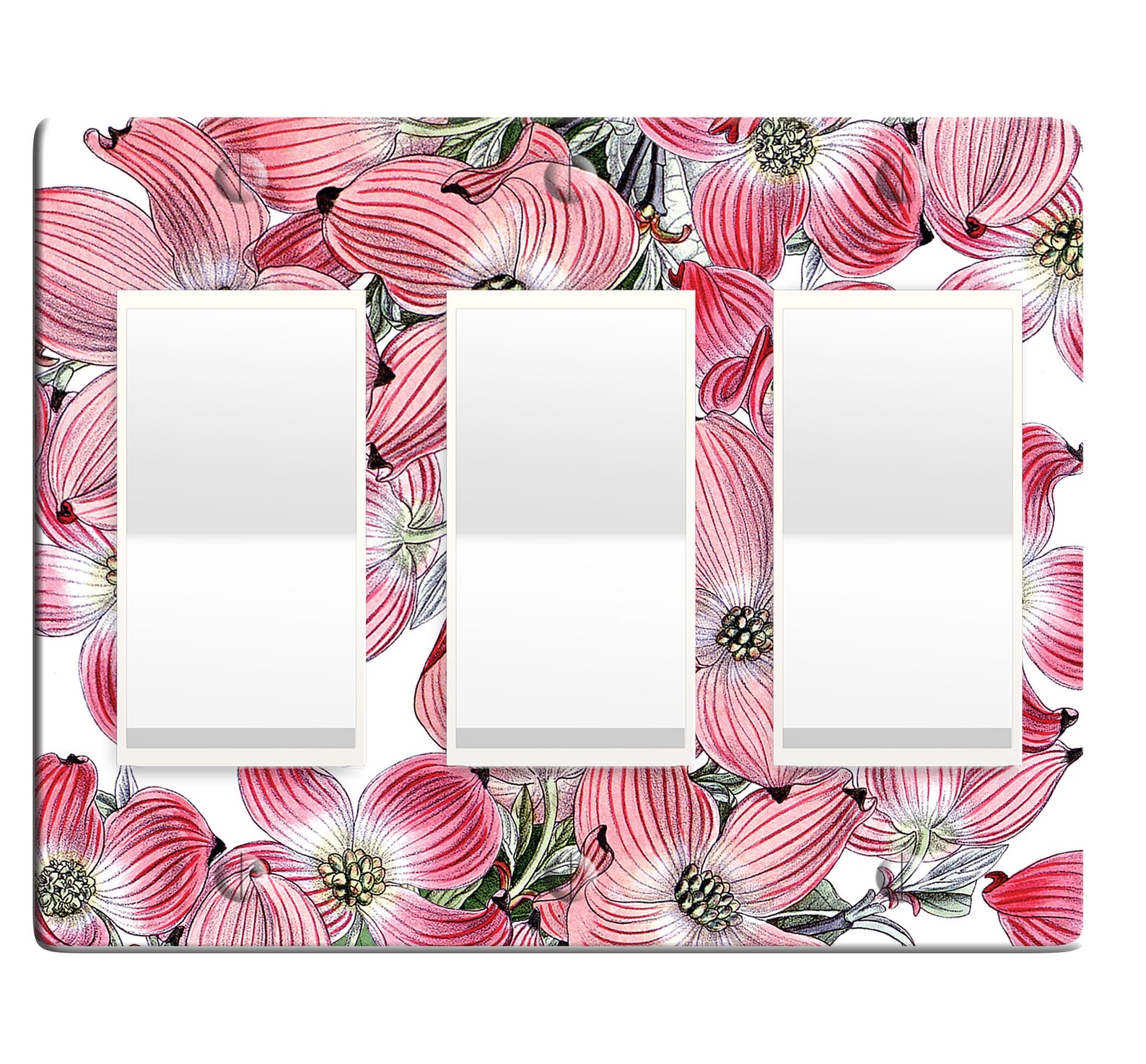 Embossi Printed Maxi Metal Dogwood Botanical Switch Plate - Etsy
