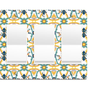 Embossi Printed Maxi Metal Mediterranean Tiles Lucia Pattern Switch ...