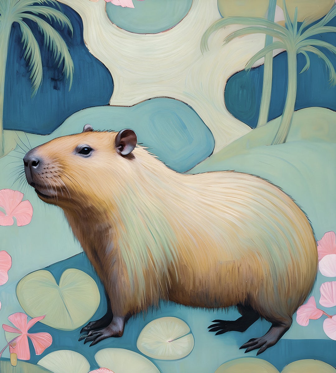 7915 Amazonia Capybara Bamboo Phone and Tablet Stand Engraved and ...