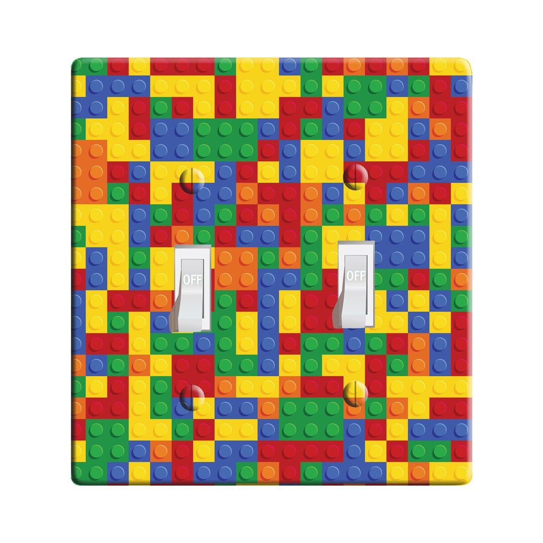 Embossi Printed Maxi Metal Children's Bricks Colorful Blocks Switch ...