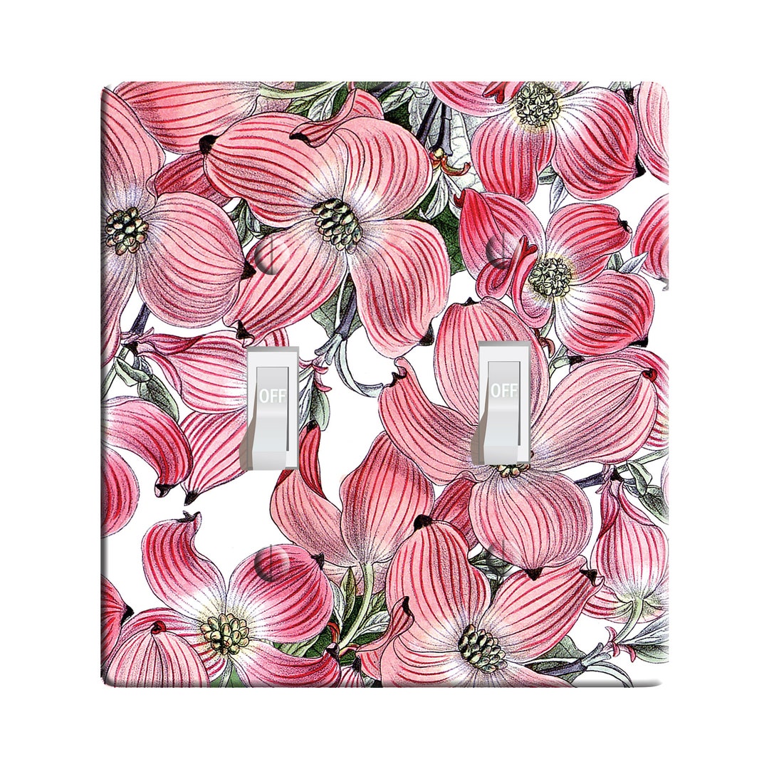 Embossi Printed Maxi Metal Dogwood Botanical Switch Plate - Etsy