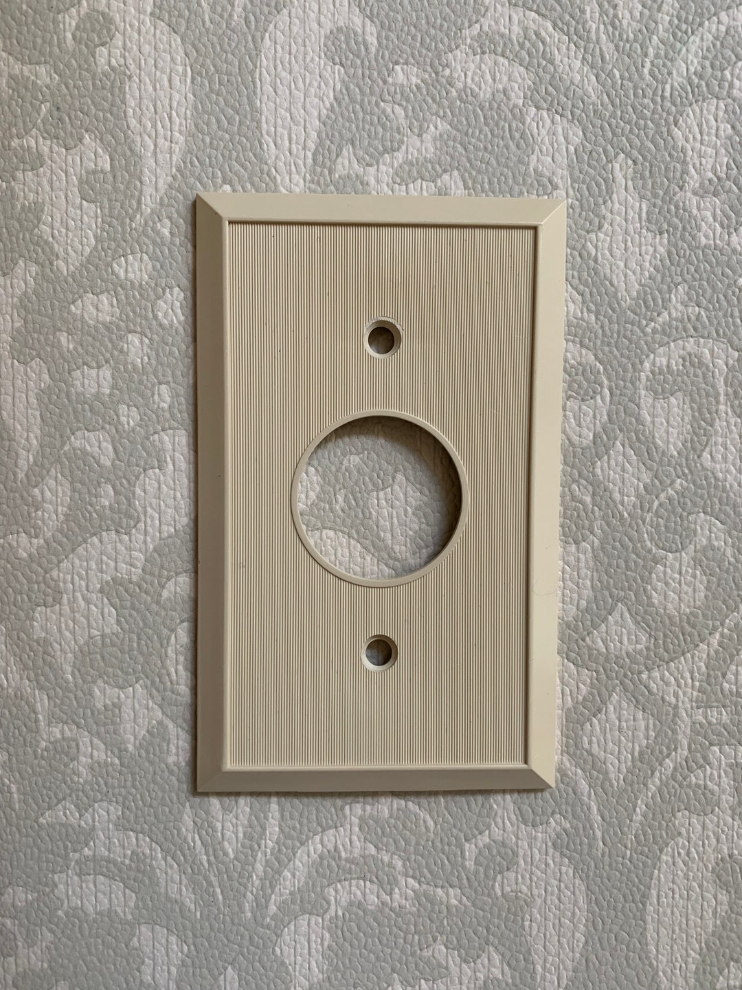 Vintage Bakelite Switch Plate Cover / Ivory Cream Mid Century Single ...