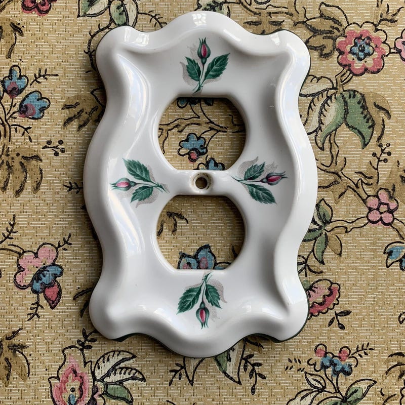 Vintage Outlet Cover - Etsy