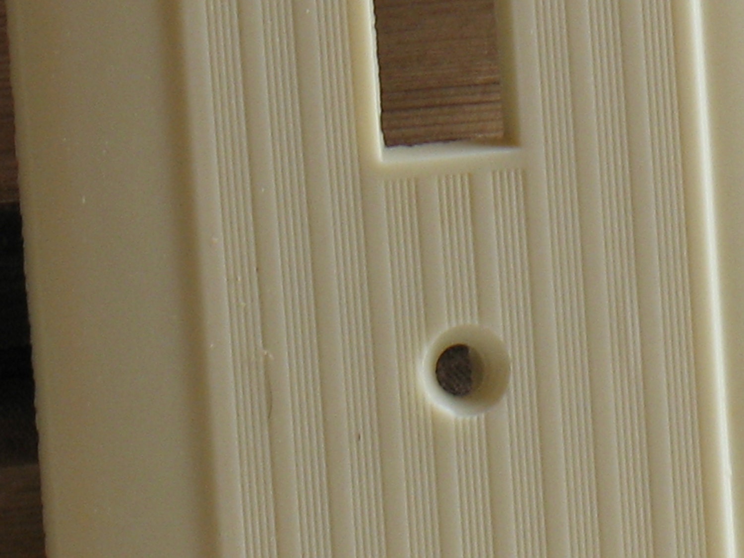 Vintage Switch Plate Covers / White Ivory Cream Art Deco - Etsy