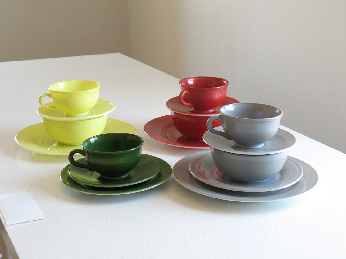 Vintage Hazel Atlas Platonite Ovide Dinnerware / Art Deco | Etsy