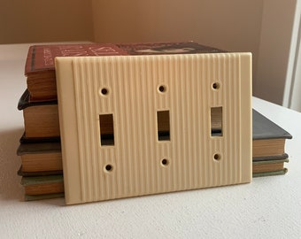 Bakelite Ivory Single Light Switch Cover - Etsy