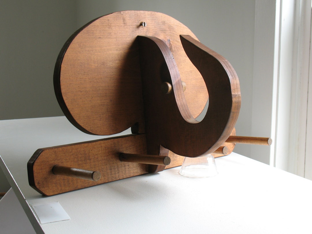 Vintage Wooden Elephant Wall Rack / Wood Coat Rack / Animal Storage ...