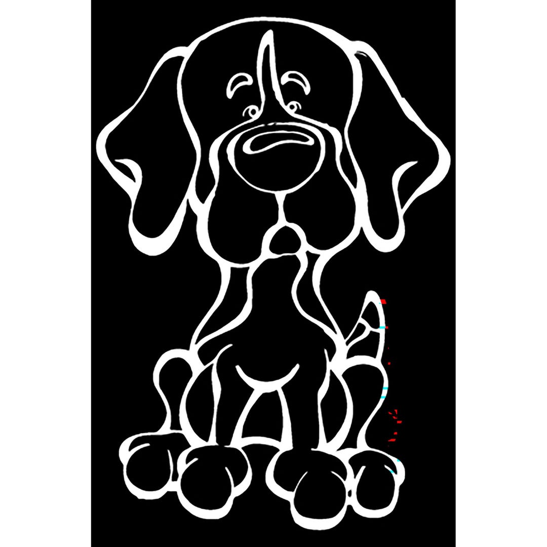 Beagle Decal Dog Window Sticker - Etsy