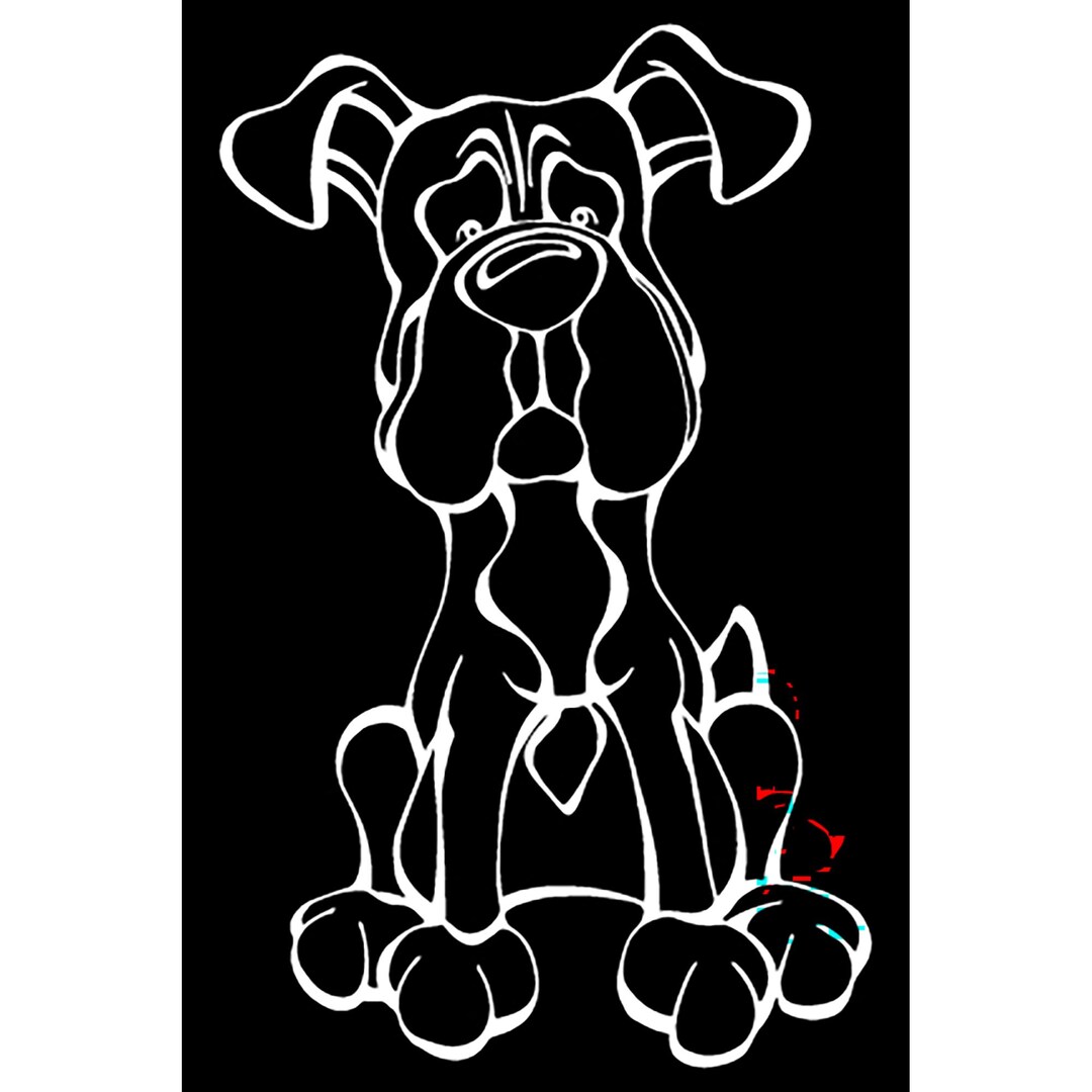 Boxer Decal Dog Window Sticker - Etsy