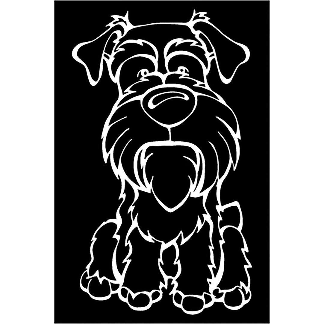 Schnauzer Decal Dog - Etsy