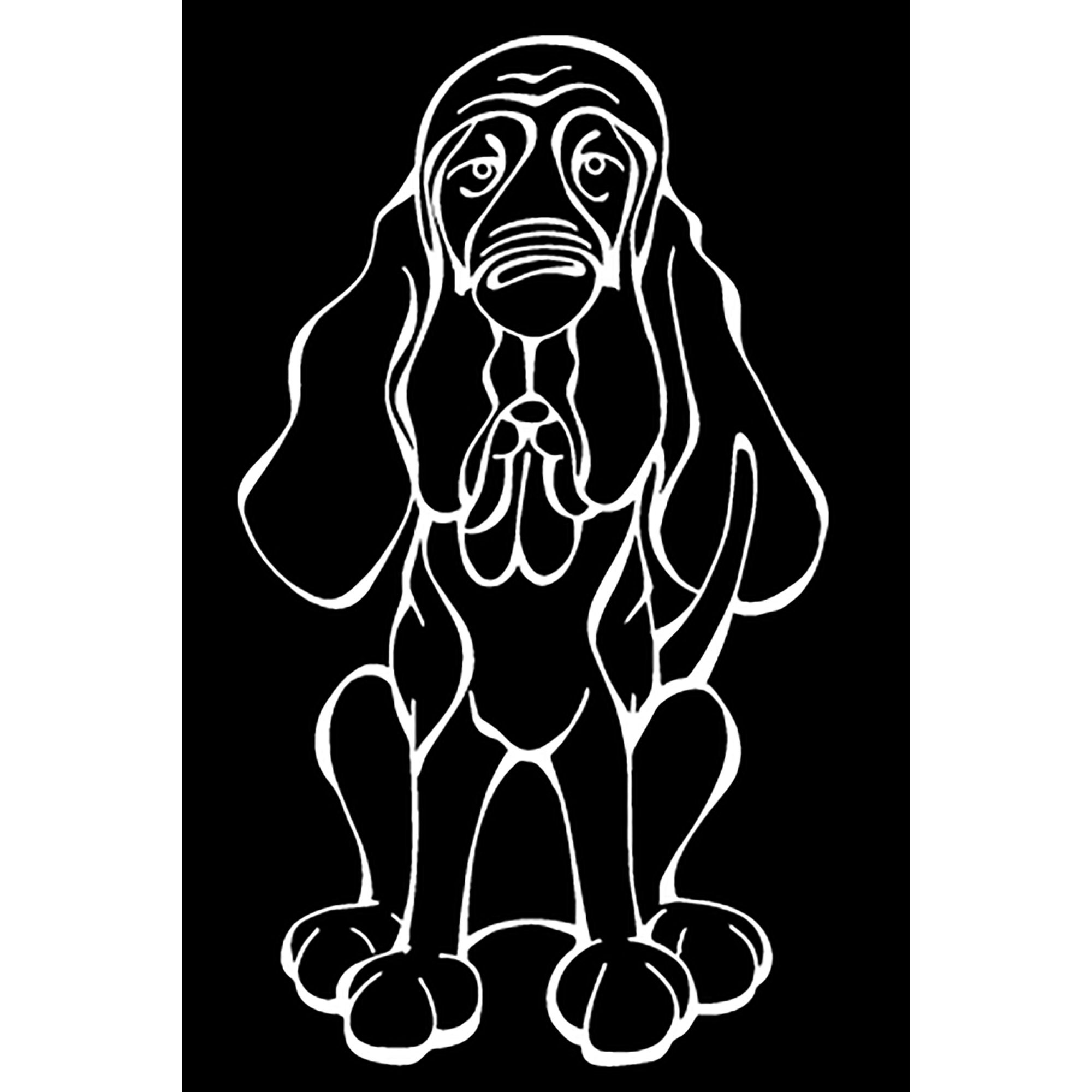 Bloodhound Decal Dog - Etsy