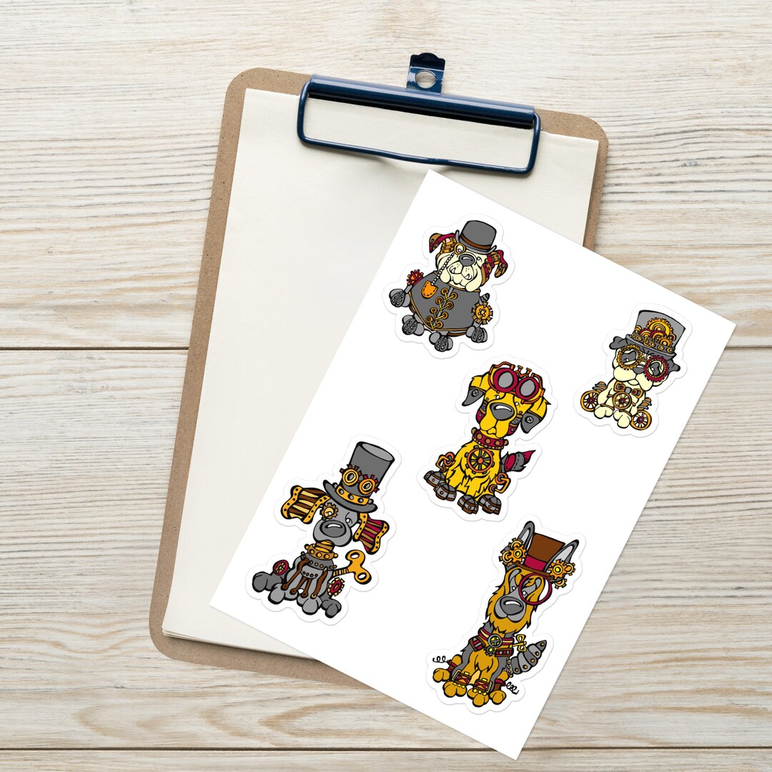Steampunk - Sticker Sheet - Etsy