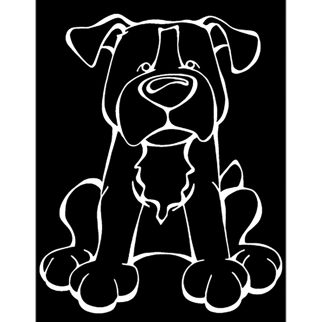 Staffordshire Bull Terrier Decal Dog Window Sticker - Etsy
