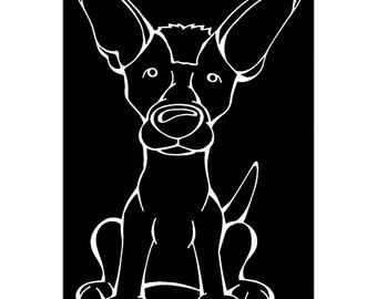 Xoloitzcuintle on Board Car Window Sticker Xolo Dog Sign Decal Mexican ...