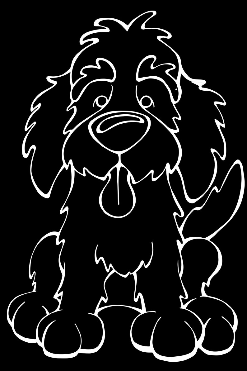 Labradoodle Decal Dog - Etsy