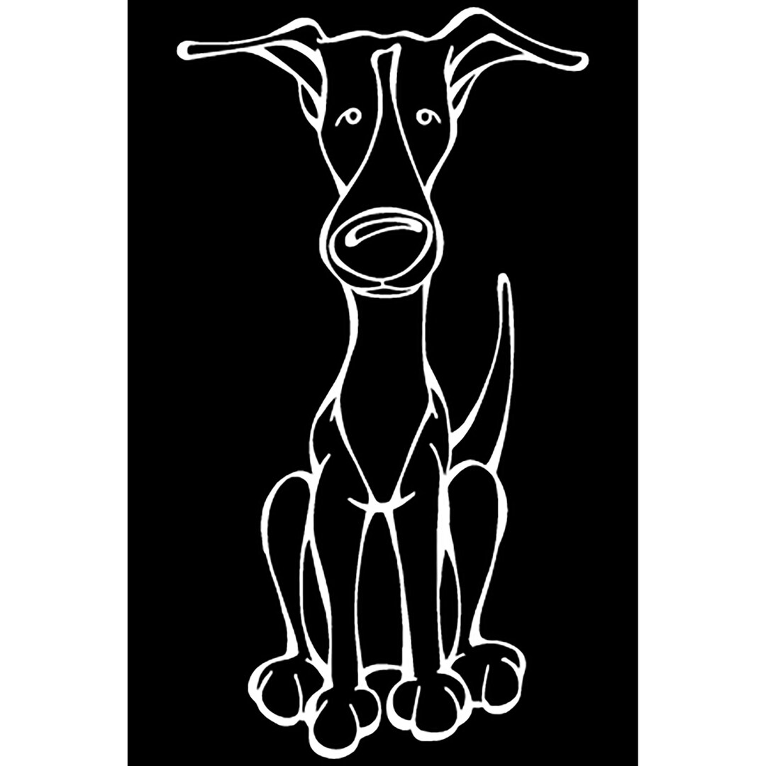 Whippet Decal Dog - Etsy