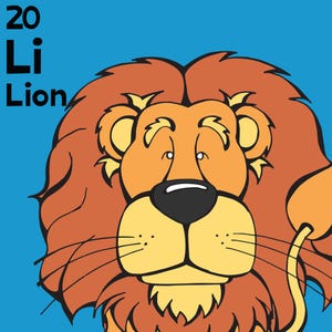 Periodic Table of Zoo Animals Poster - Etsy