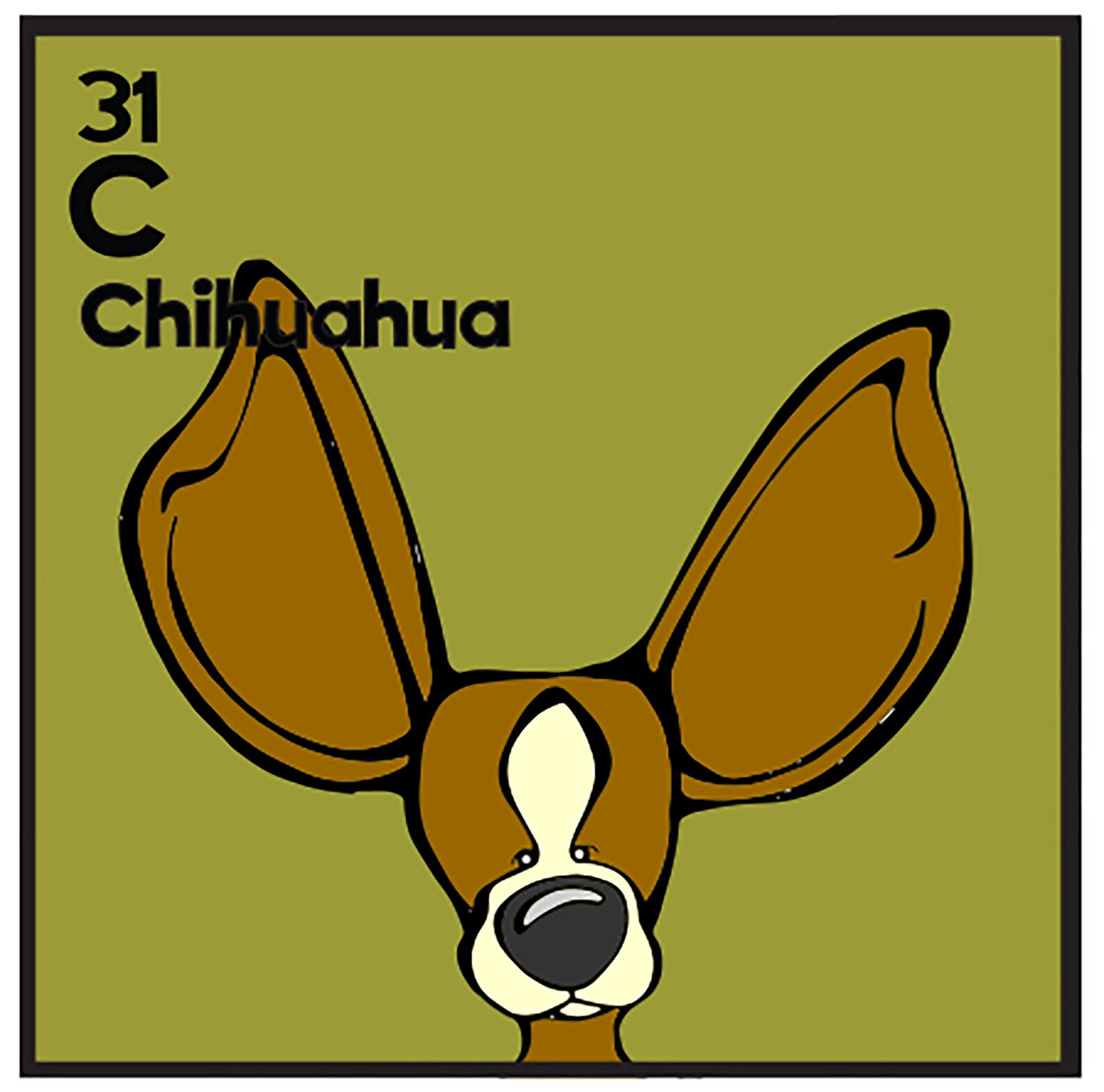 Periodic Table of Dogs Poster - Etsy