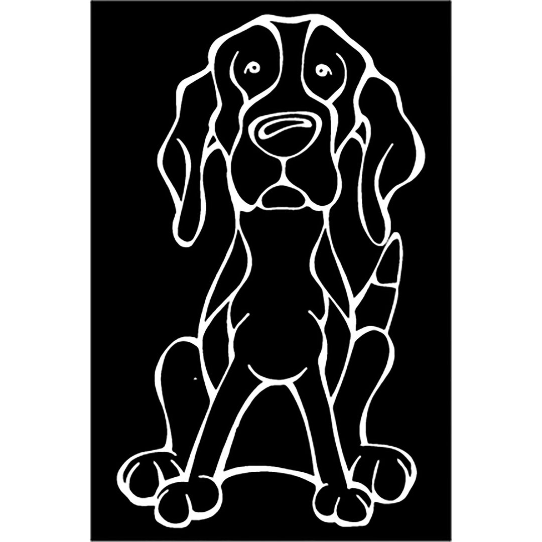 Treeing Walker Coonhound Decal Dog Window Sticker - Etsy