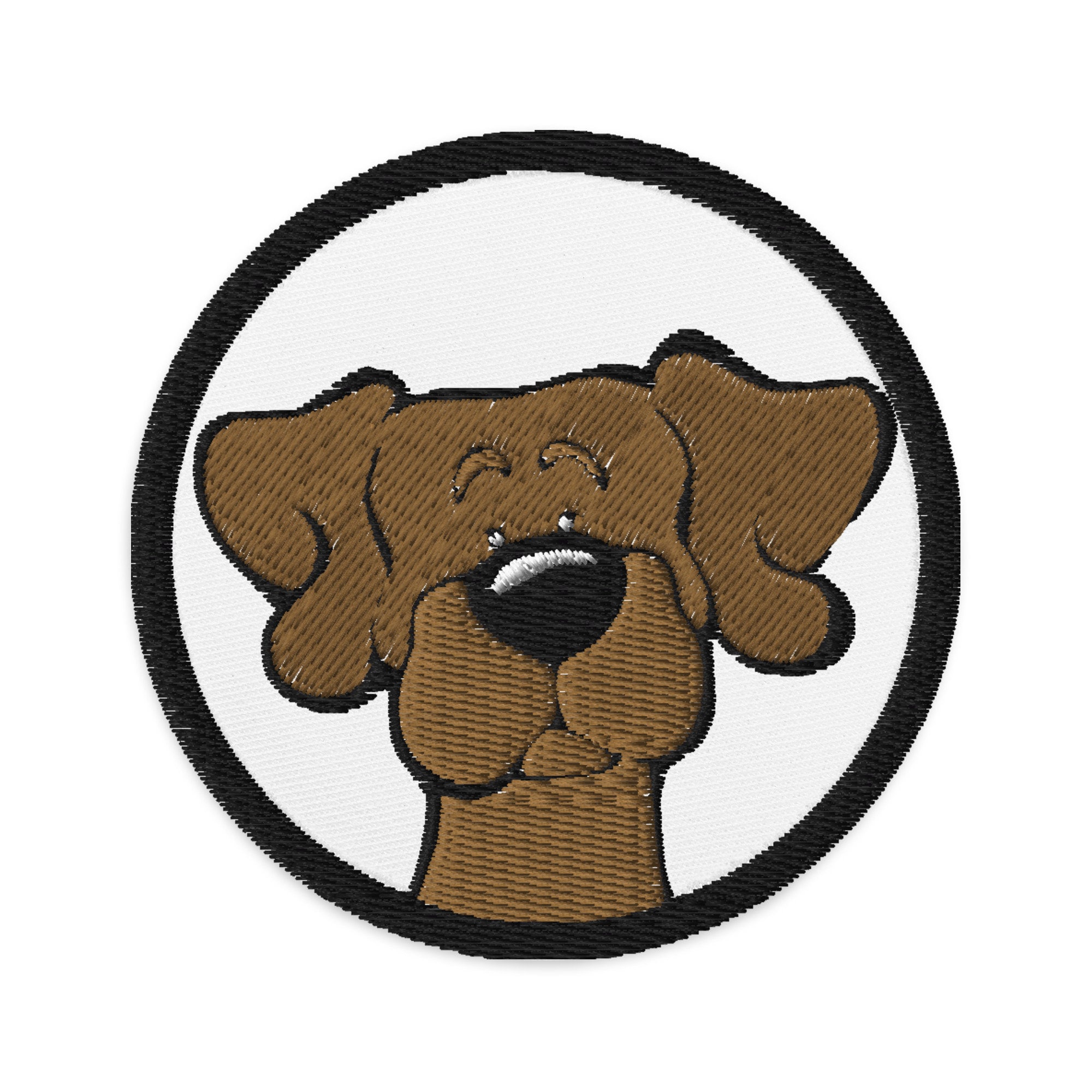 Chocolate Lab Embroidered Patches - Etsy