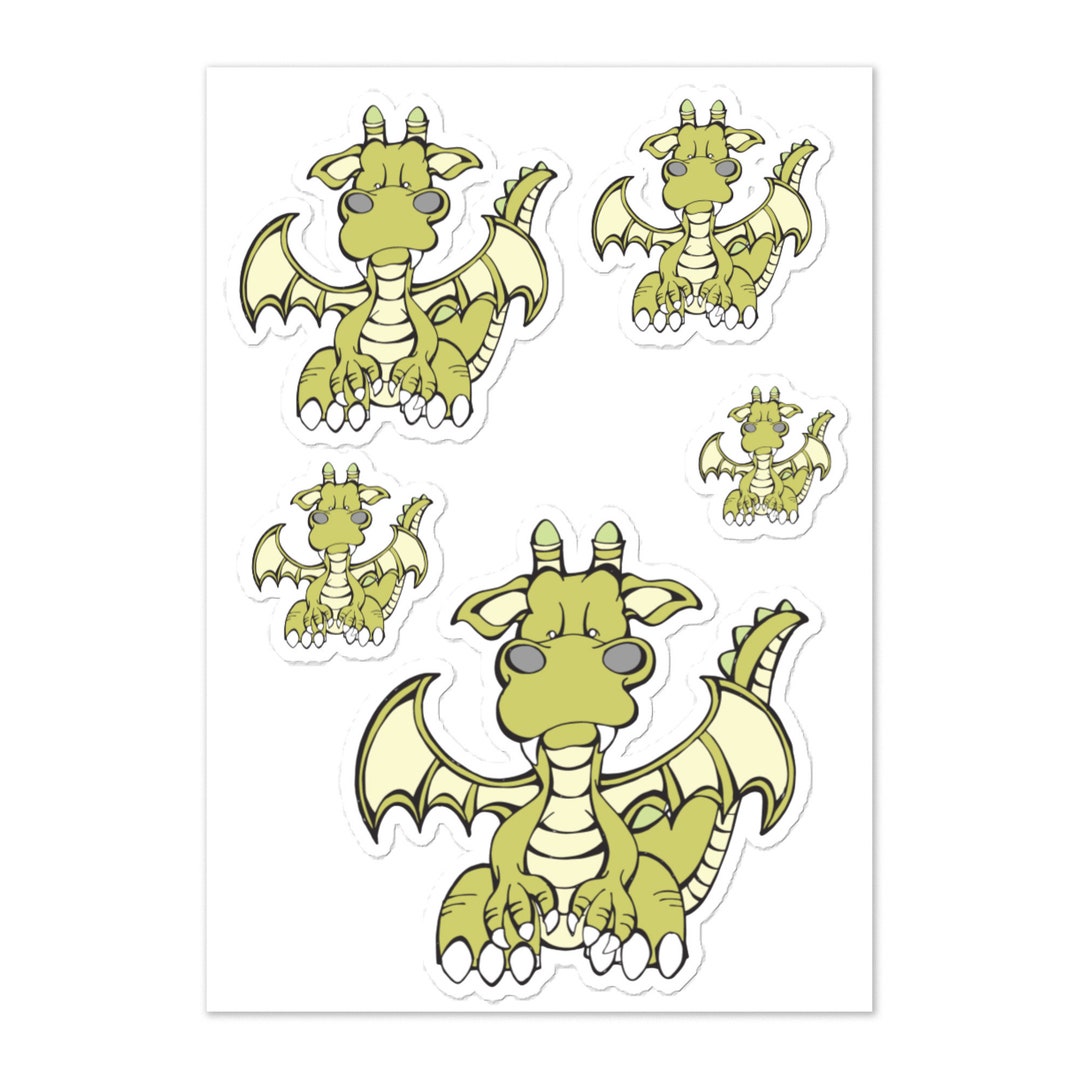 Dragon Sticker Sheet - Etsy