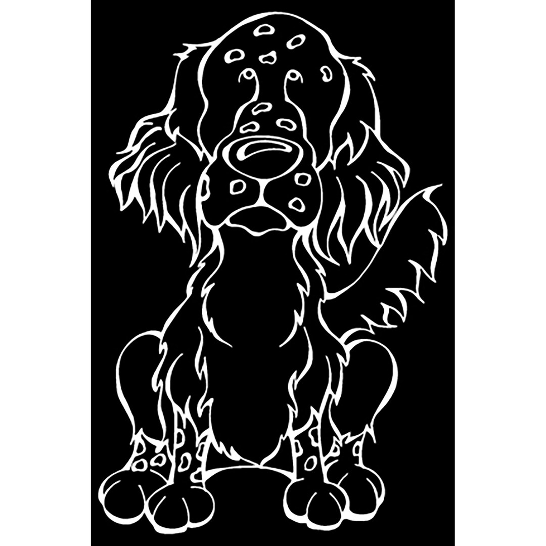 English Setter Decal Dog Window Sticker - Etsy