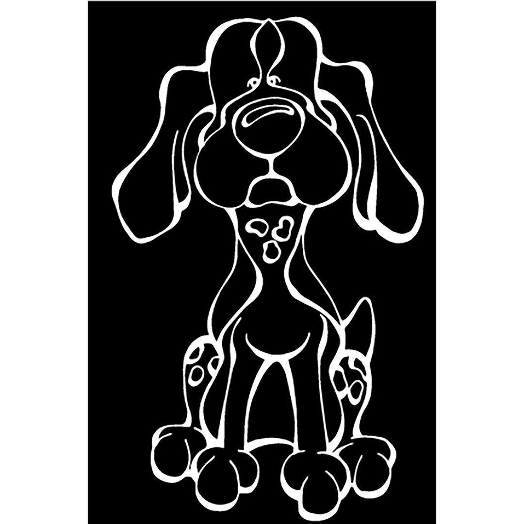 American English Coonhound Decal Dog Window Sticker - Etsy