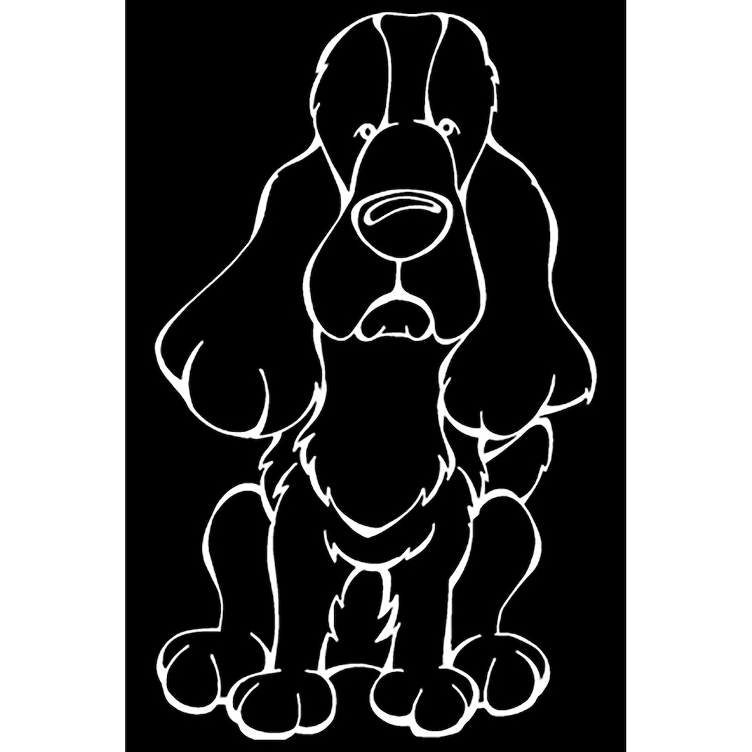 English Cocker Spaniel Decal Dog Window Sticker - Etsy