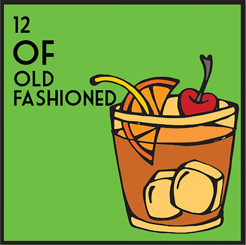 Periodic Table of Mixology Poster - Etsy