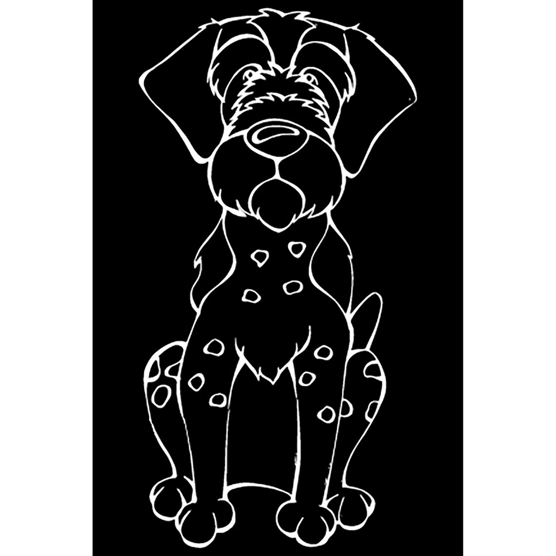 German Wirehaired Pointer Decal Dog - Etsy