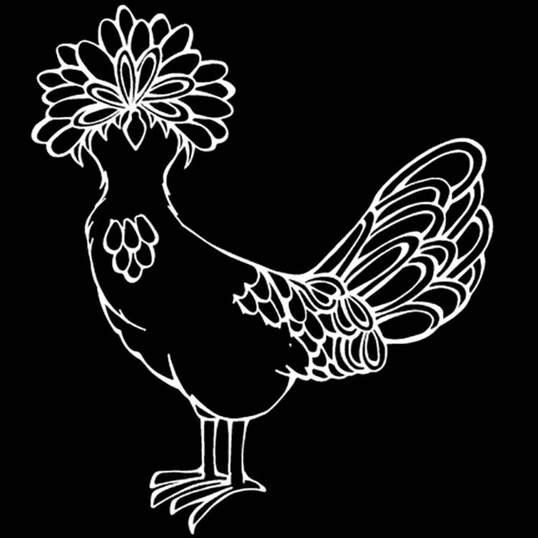Polish Chicken Decal Window Sticker - Etsy