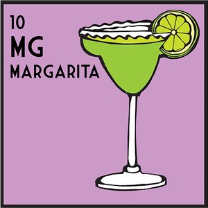 Periodic Table of Mixology Poster - Etsy