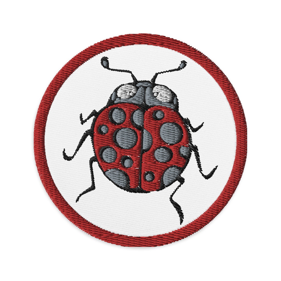 Ladybug Embroidered Patches - Etsy