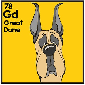 Periodic Table of Dogs Poster - Etsy