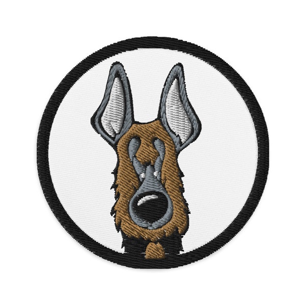 German Shepherd Embroidered Patches - Etsy