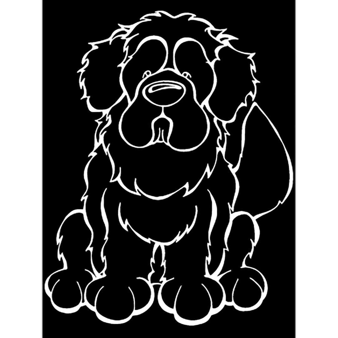 Newfoundland Decal Dog - Etsy