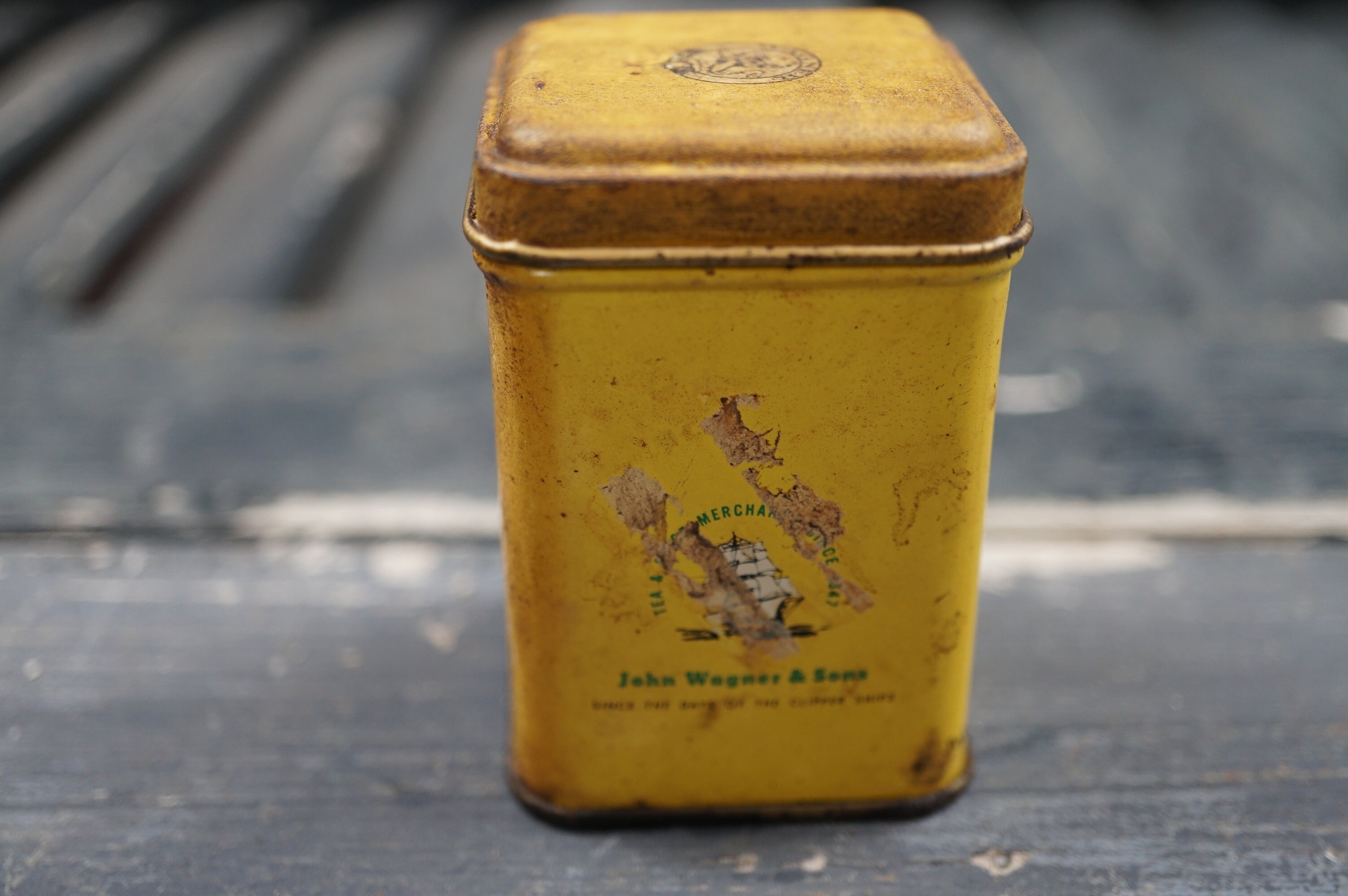 Jasmine Tea Tin / Coffee and Tea Bar / Vintage Tea Tin / | Etsy