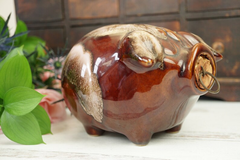 1950's Hull Pottery Corky Pig Coin Bank / Vintage Hull - Etsy