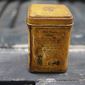 Jasmine Tea Tin / Coffee and Tea Bar / Vintage Tea Tin / - Etsy