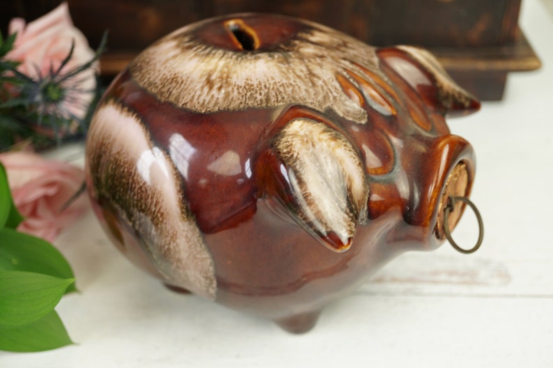1950's Hull Pottery Corky Pig Coin Bank / Vintage Hull | Etsy