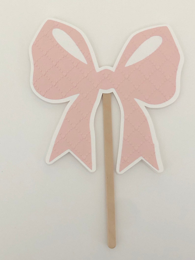 Bow Birthday Cake Topper - Etsy